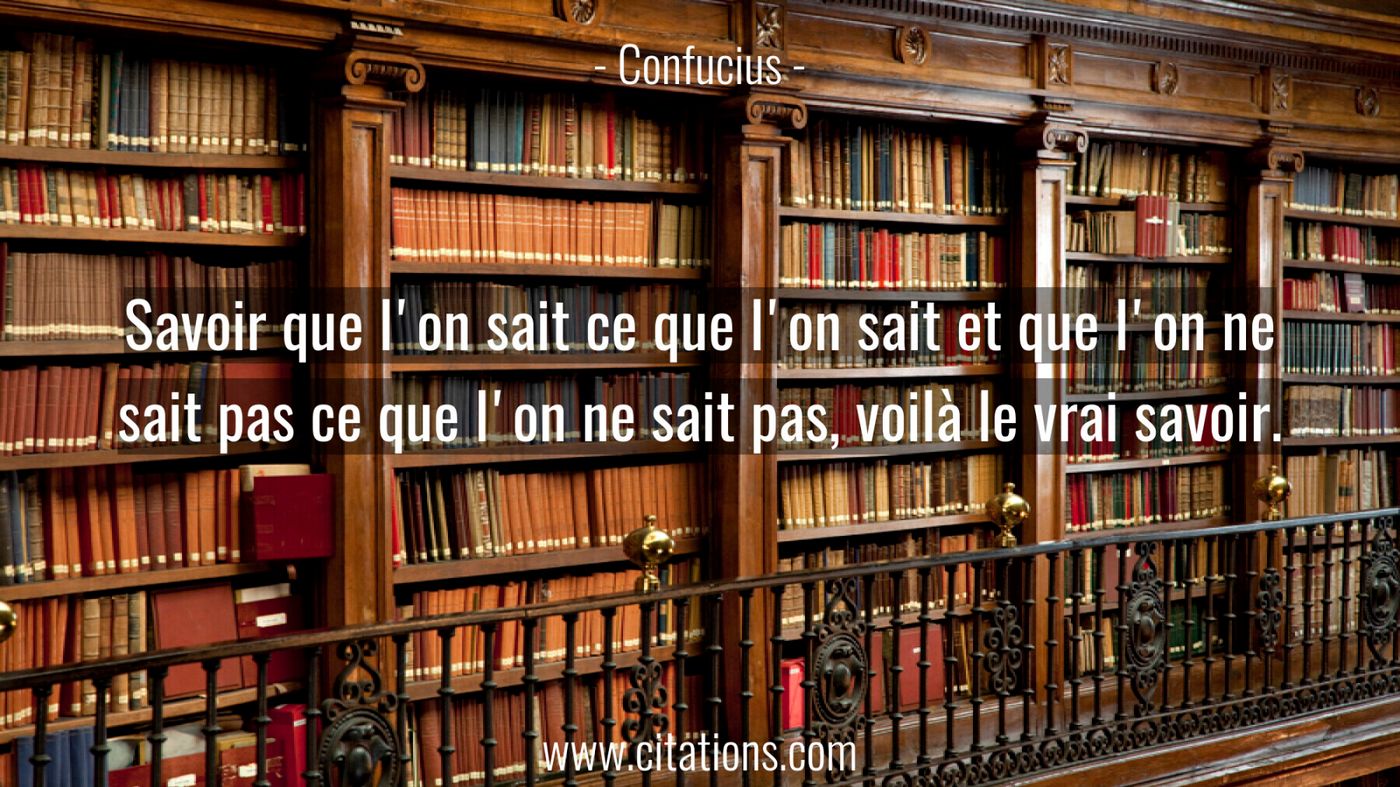 Savoir Que L on Sait Ce Que L on Sait Et Que Savoir Que L on Sait Ce Que L on Sait Et Que